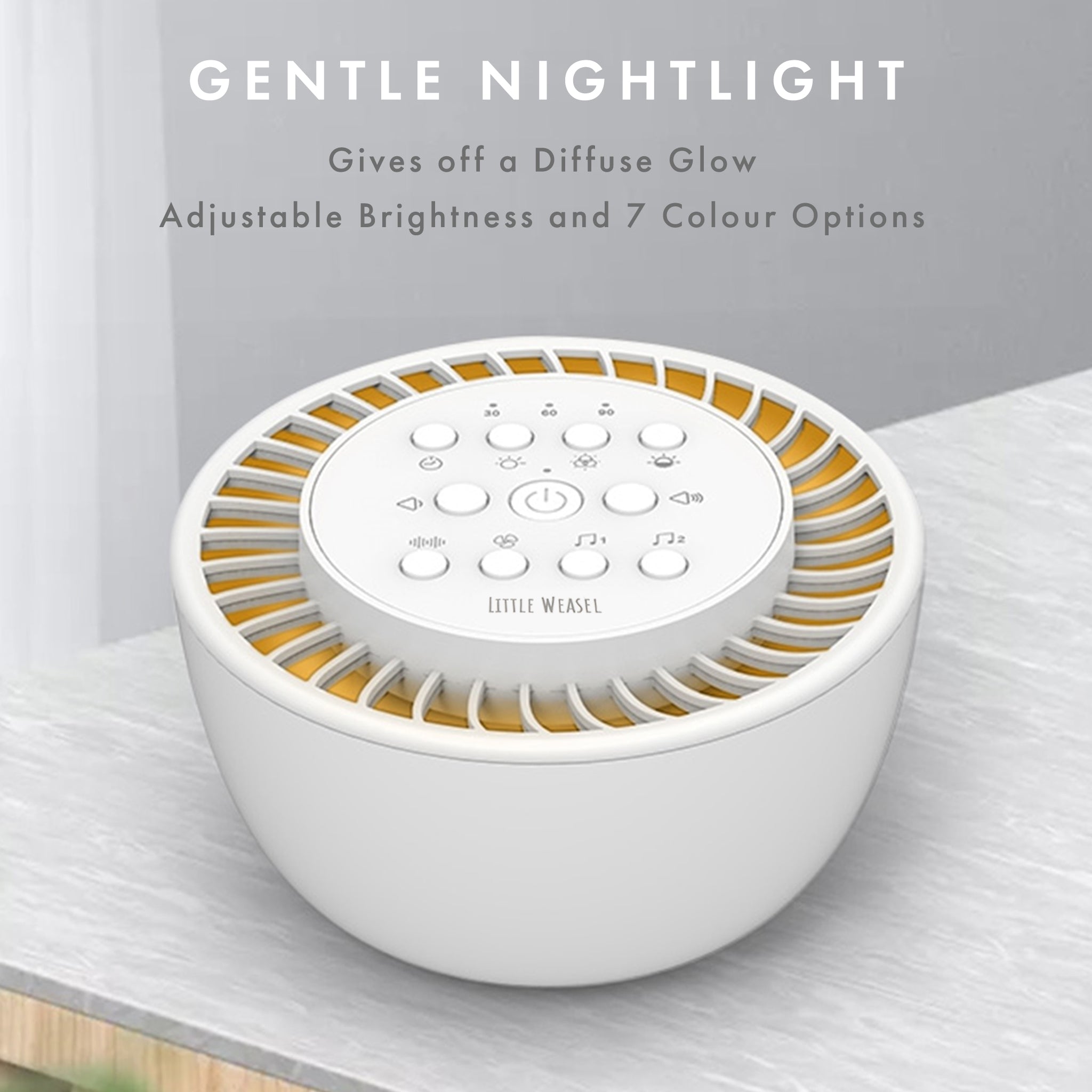 Dreamcatcher White Noise Machine and Nightlight | Little Weasel ...
